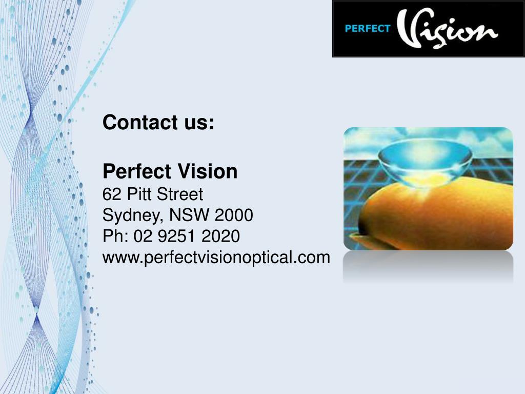 PPT - Perfect Vision Optical Contact Lenses in Sydney PowerPoint ...