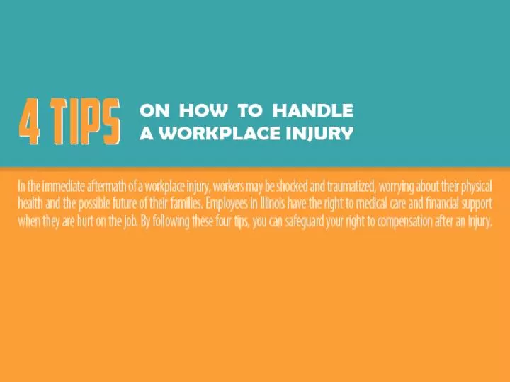 PPT - 4 Tips on How to Handle a Workplace Injury PowerPoint ...