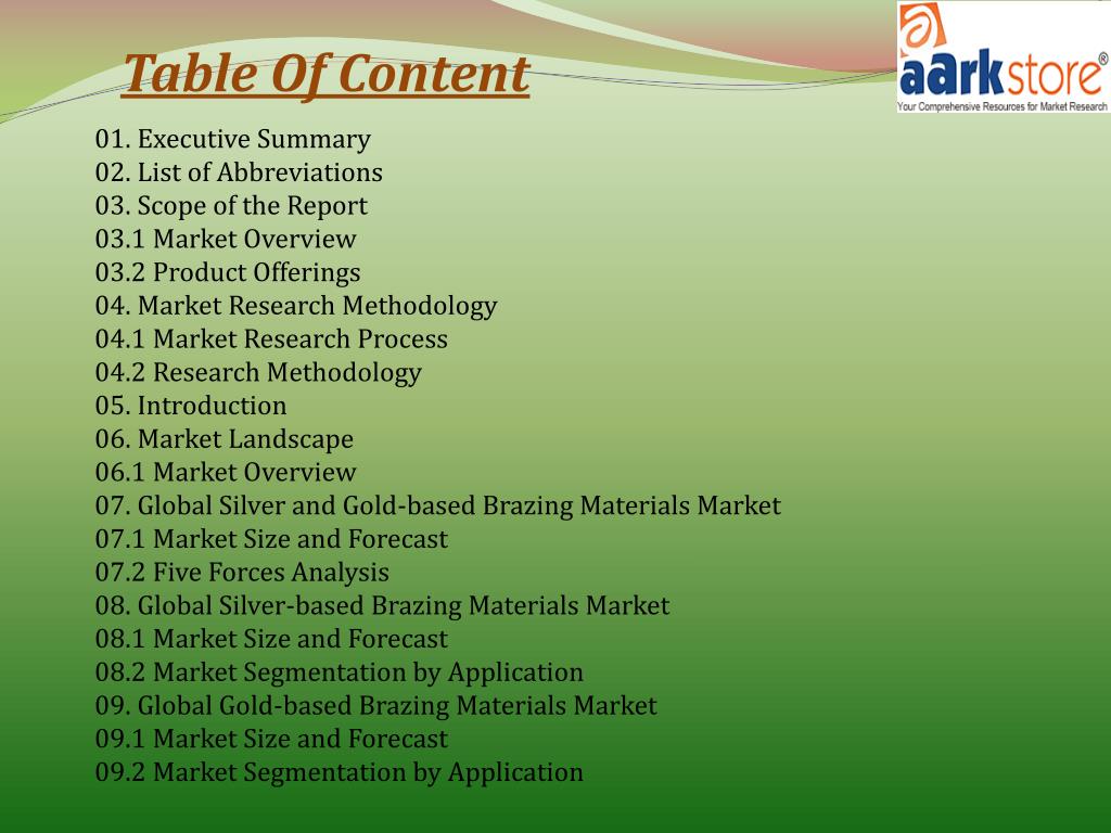 Ppt Global Silver And Gold Based Brazing Materials Market Powerpoint