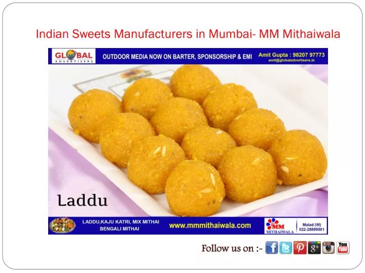 Ppt Indian Sweets Manufacturers In Mumbai Mm Mithaiwala Powerpoint