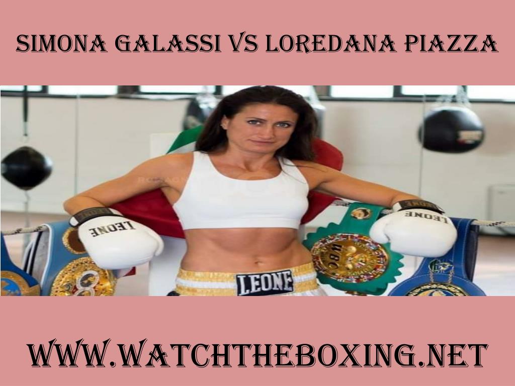 PPT - watch boxing Simona Galassi vs Loredana Piazza stream PowerPoint ...