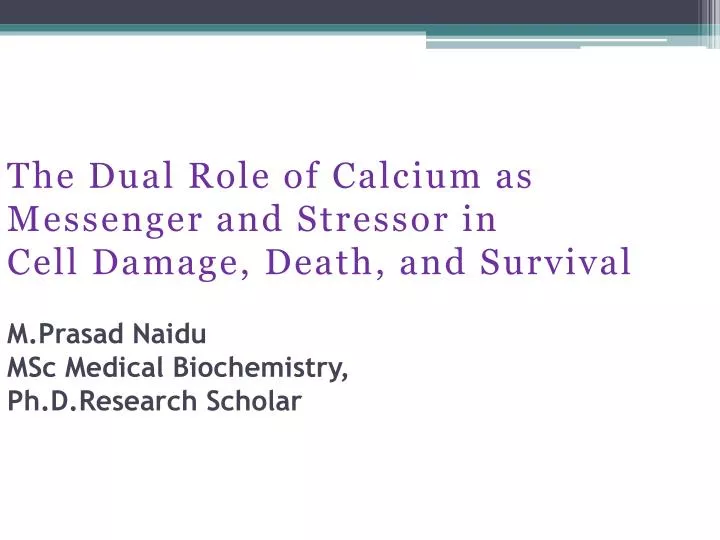 PPT - CALCIUM PowerPoint Presentation, free download - ID:7122002