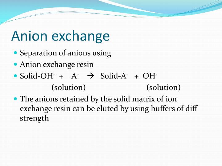 PPT - ION EXCHANGE CHROMATOGRAPHY PowerPoint Presentation - ID:7123080