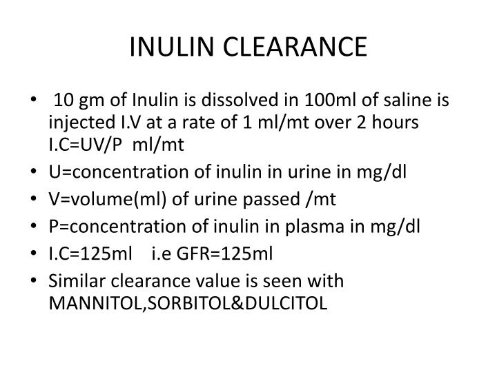 PPT - RENAL FUNCTION TESTS PowerPoint Presentation - ID:7123135