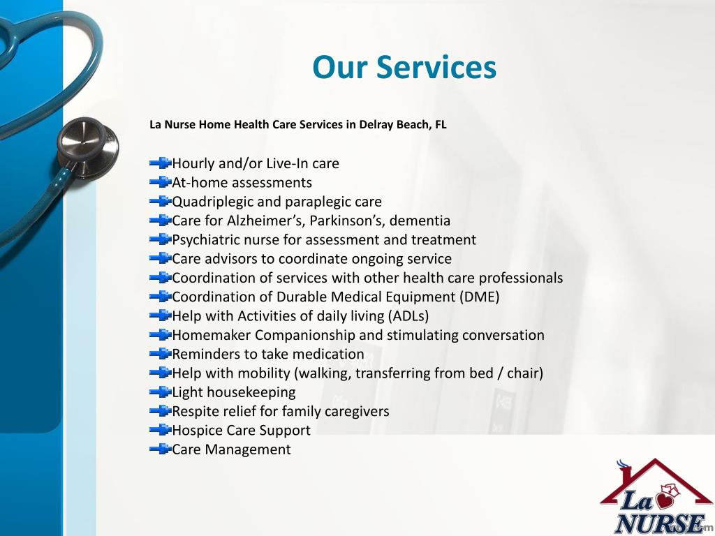 PPT - La Nurse Home Health Care Registry PowerPoint Presentation, free ...