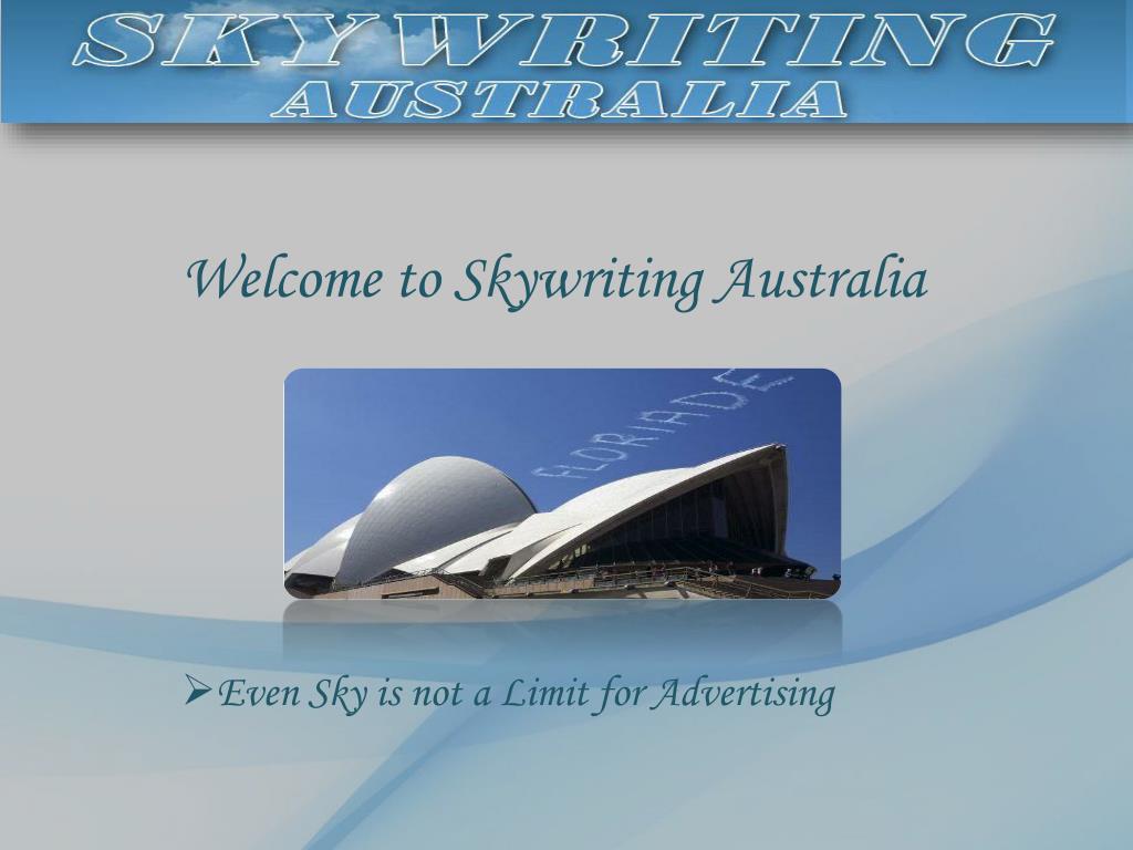 PPT - Aerial Advertising - Skywriting Australia PowerPoint Presentation ...