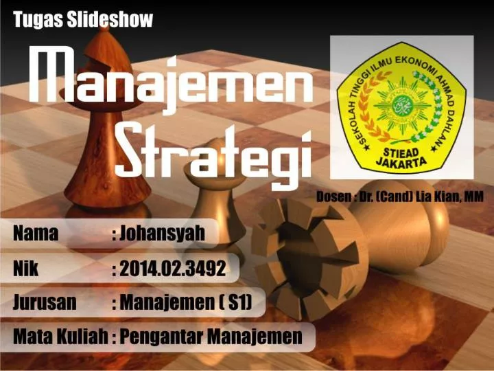 PPT - Manajemen Strategi PowerPoint Presentation, free download - ID ...