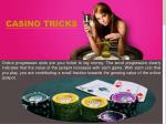 PPT - Casino Tricks PowerPoint Presentation - ID:7124011