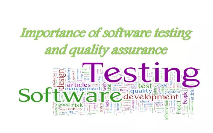 PPT - Importance of Software Testing Services PowerPoint Presentation ...